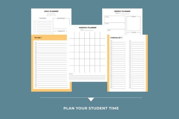 Student Planner Printable | Ultimate Study Planner Template for College ...