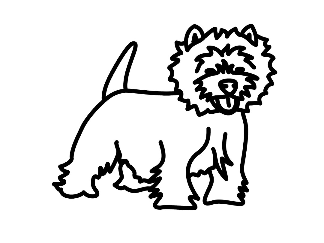 Westie Digital Download - PNG - SVG - DXF - Jpeg - Instant Download - Etsy