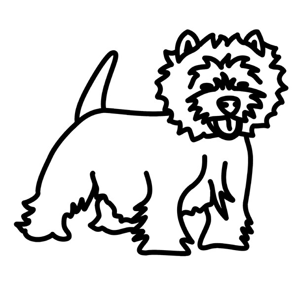 Westie Dxf - Etsy