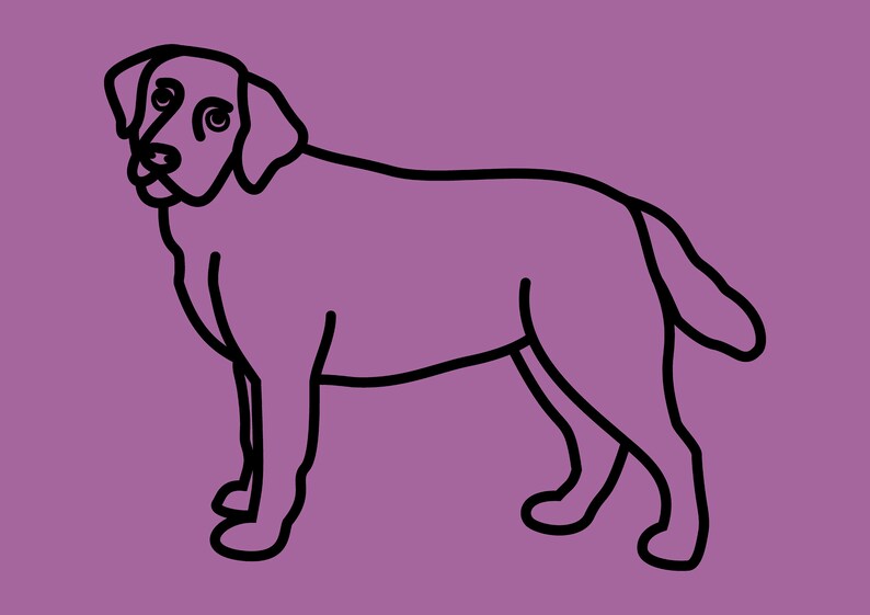 Labrador Digital Download PNG SVG DXF Jpeg Instant - Etsy