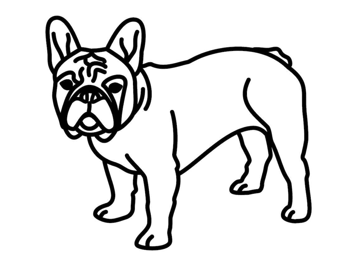 Frenchie Digital Download - PNG - SVG - DXF - Jpeg - Instant Download ...