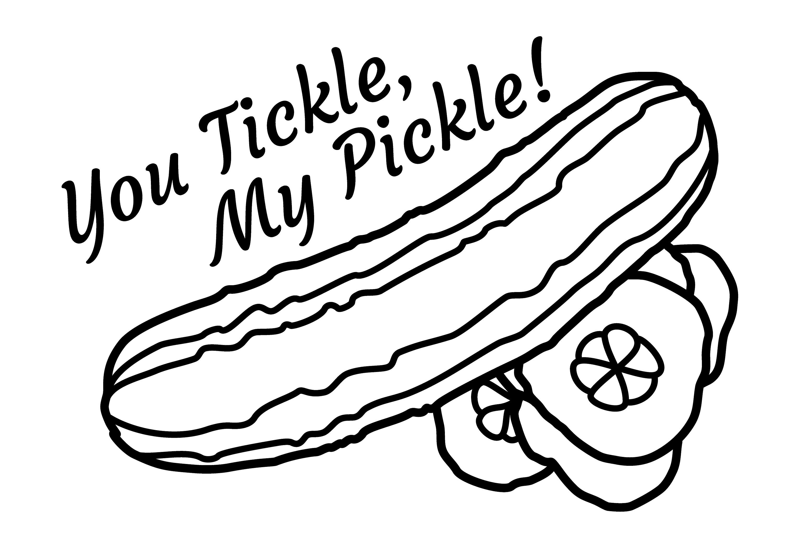 You Tickle My Pickle! Digital Download - PNG - SVG - DXF - Jpeg ...
