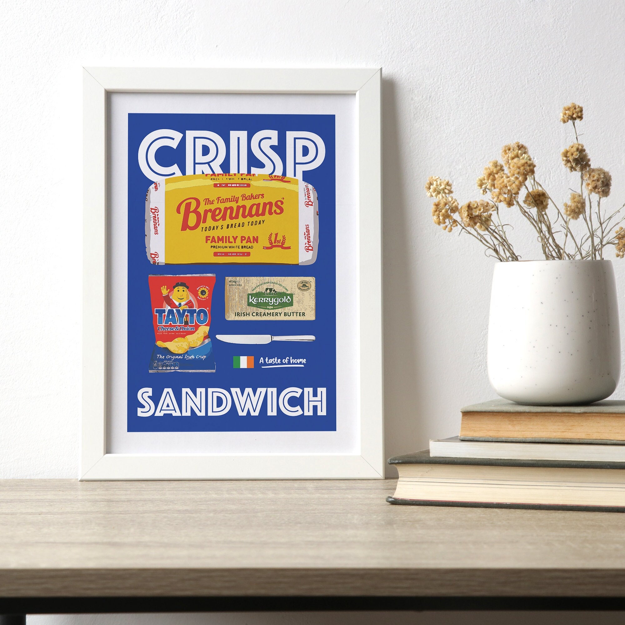 Crisp Sandwich Digital Print, Irish Crisp Sandwich, Tayto Sandwich ...