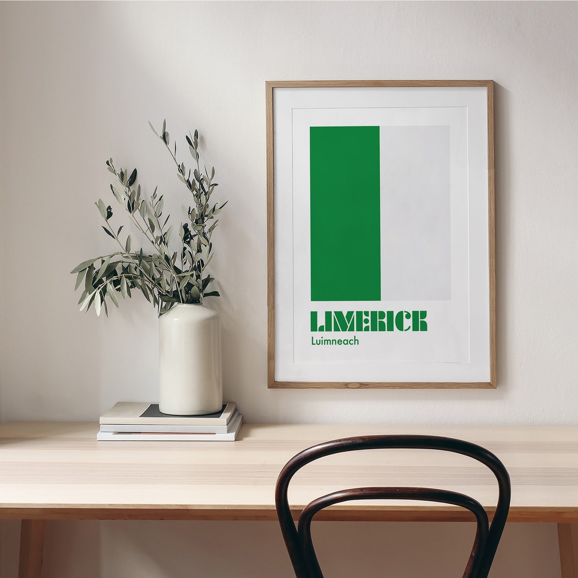 Limerick Print, Limerick Poster, Limerick GAA, Limerick Ireland, Gaelic ...