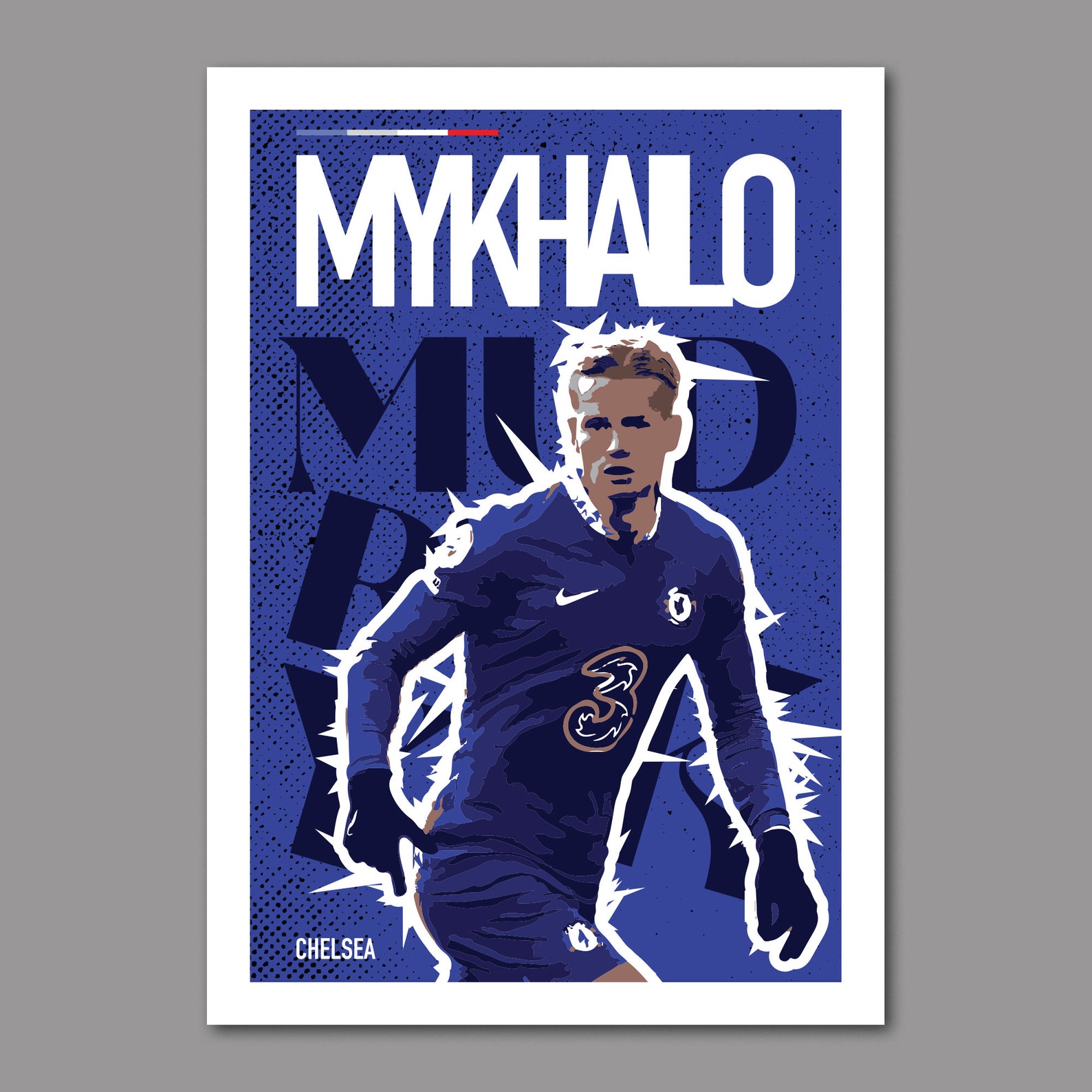Mykhailo Mudryk Print, Mudryk Poster, Chelsea FC Print, Chelsea FC ...
