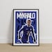 Mykhailo Mudryk Print, Mudryk Poster, Chelsea FC Print, Chelsea FC ...