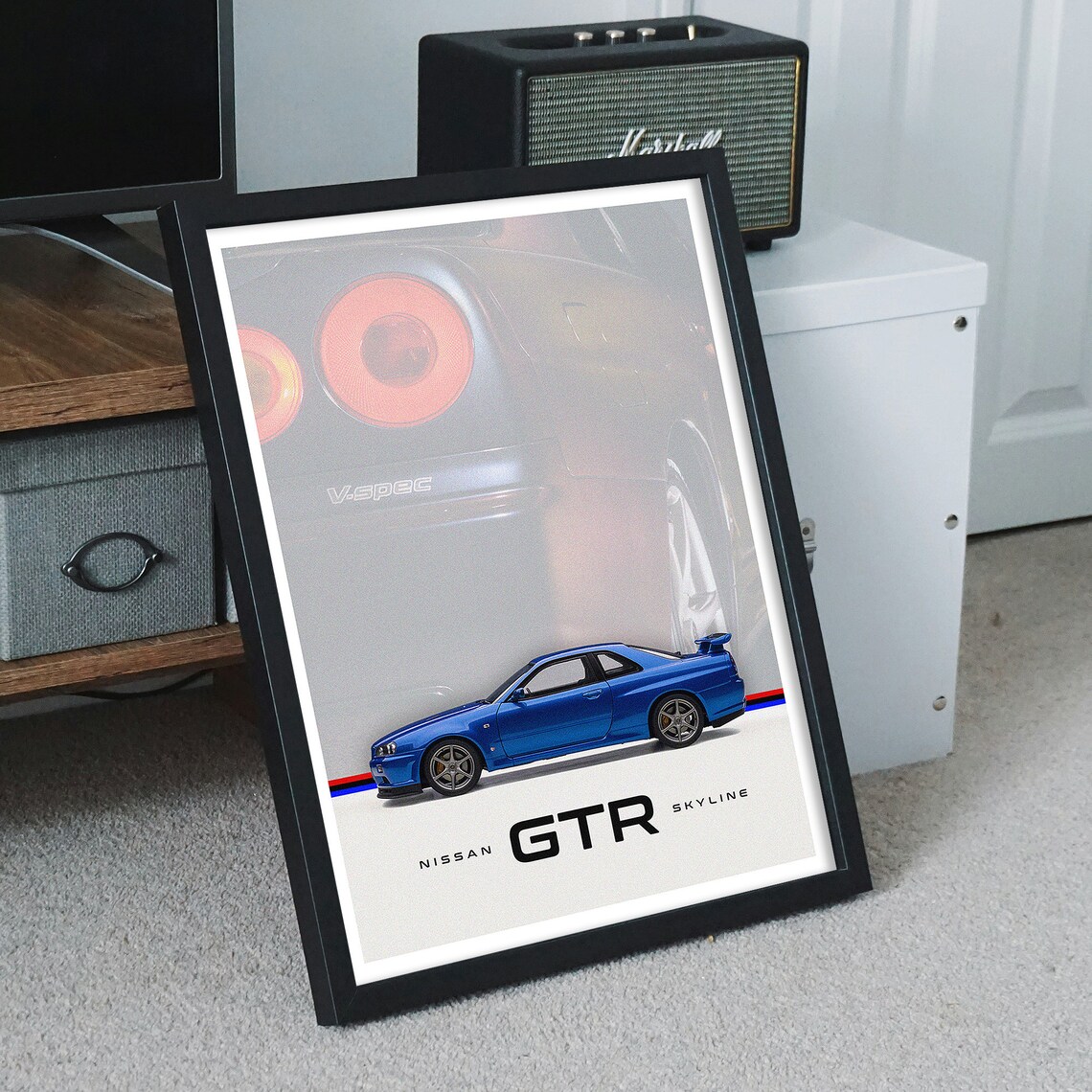 Nissan Skyline GTR Print, Skyline GTR Digital Print, Skyline Digital ...