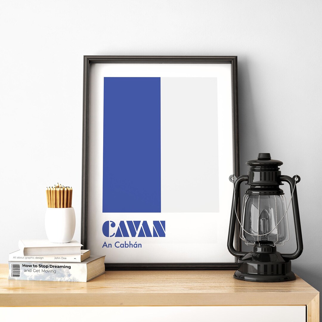 Cavan Print, Cavan Poster, Cavan GAA, Cavan Ireland, Irish Art, Hurling ...