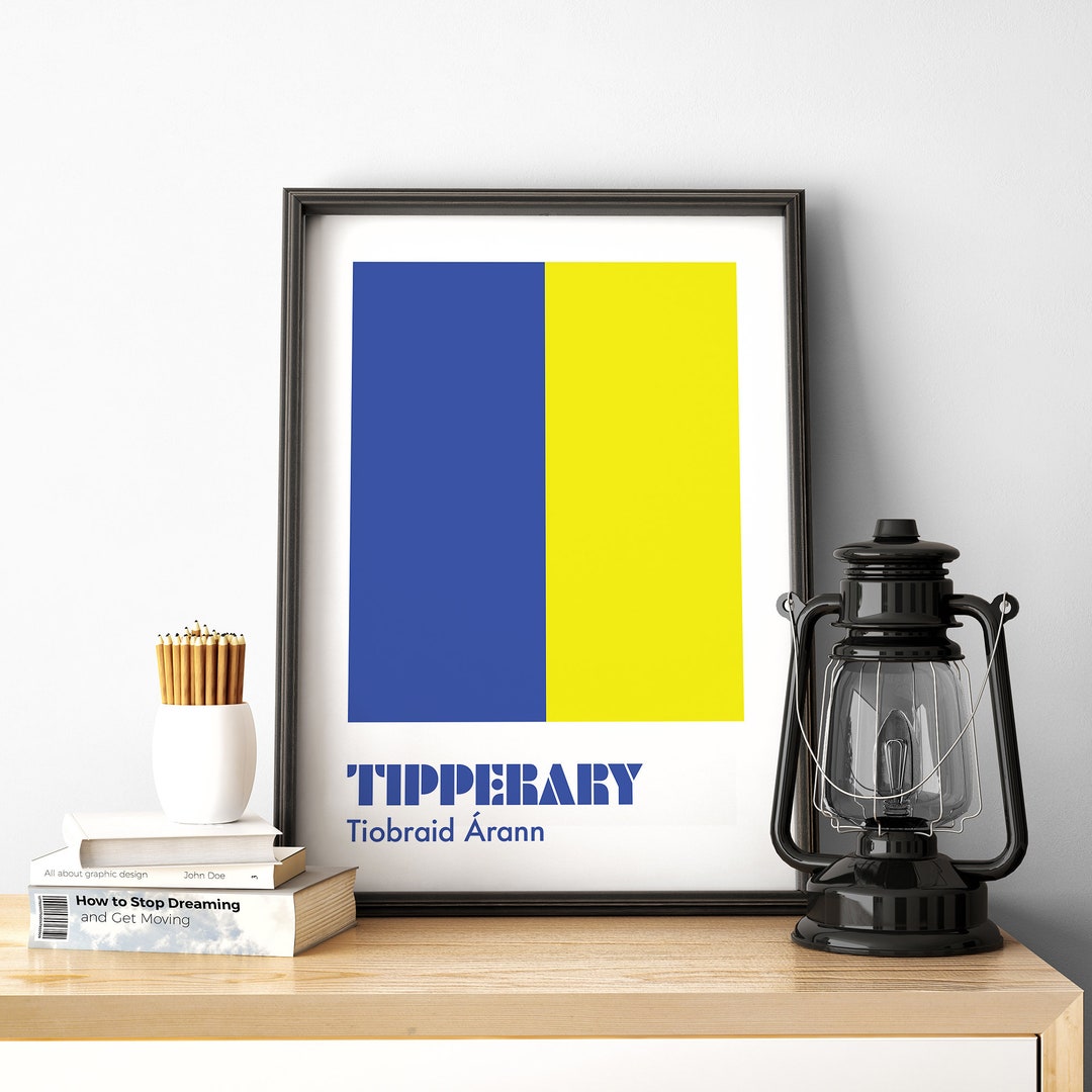 Tipperary Digital Print, Tipperary Poster, Tipperary GAA, Tipperary ...