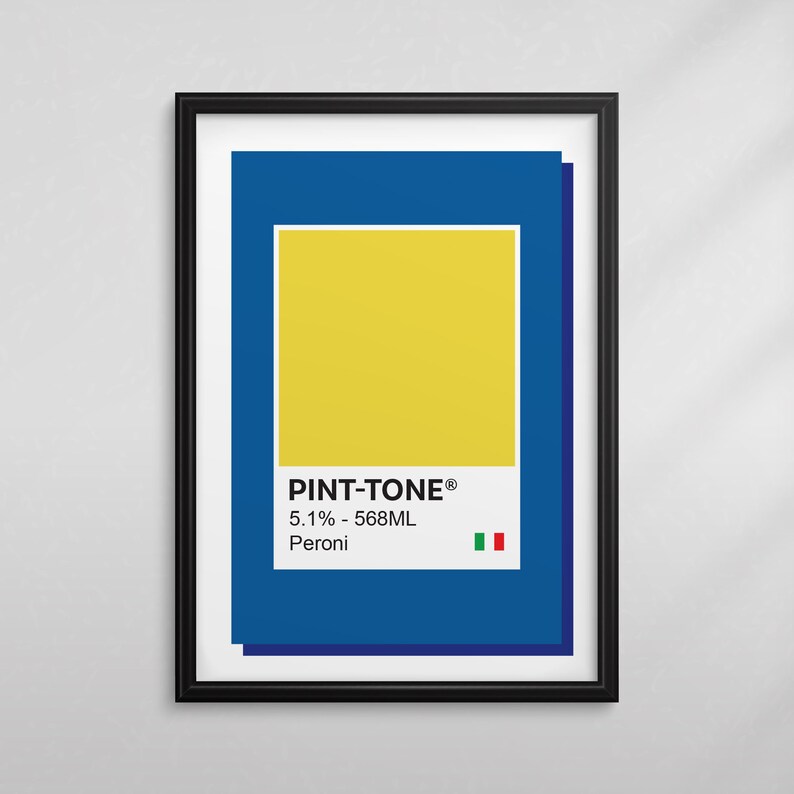 Peroni Digital Print Peroni Poster Peroni Wall Art Italian Gift ...