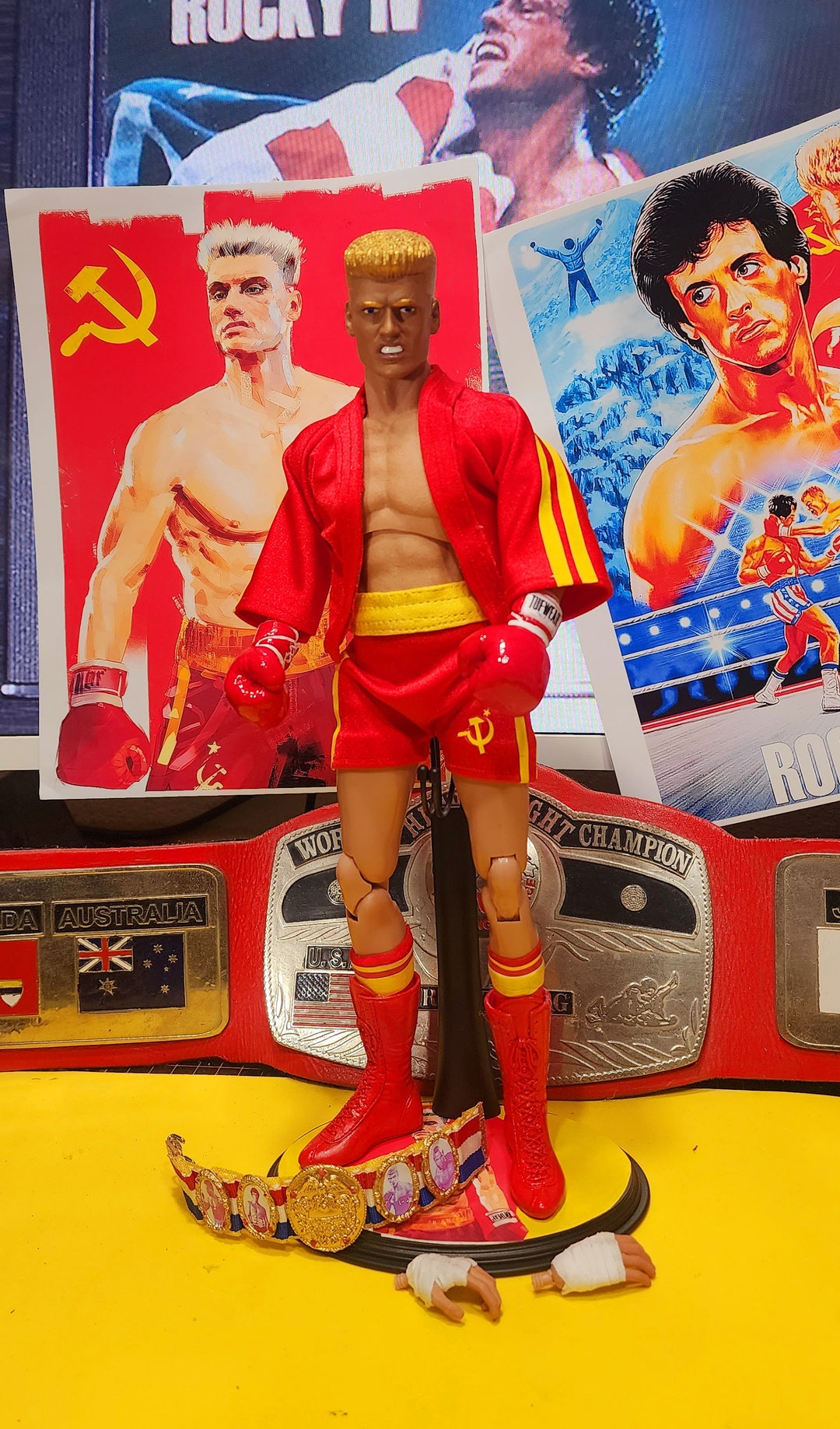 Custom 1/6 Scale Rocky Figure DRAGO - Etsy