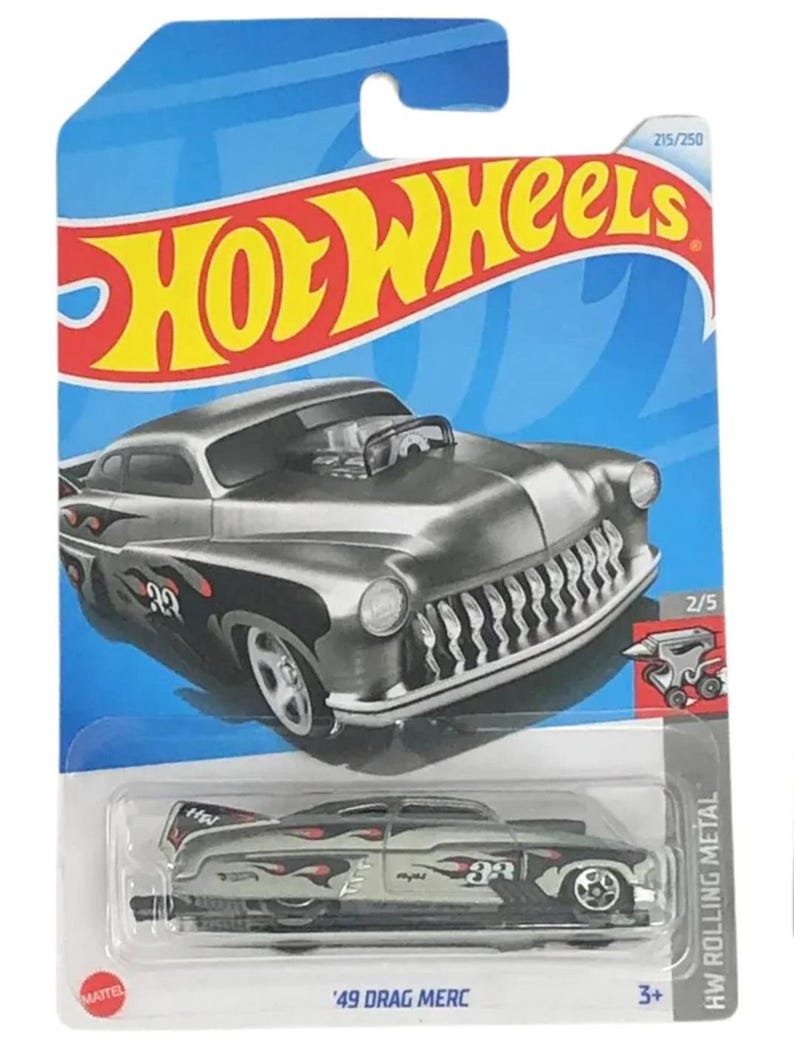 Hot Wheels 49 Drag Merc 215/250 Rolling Metal 2/5 - Etsy