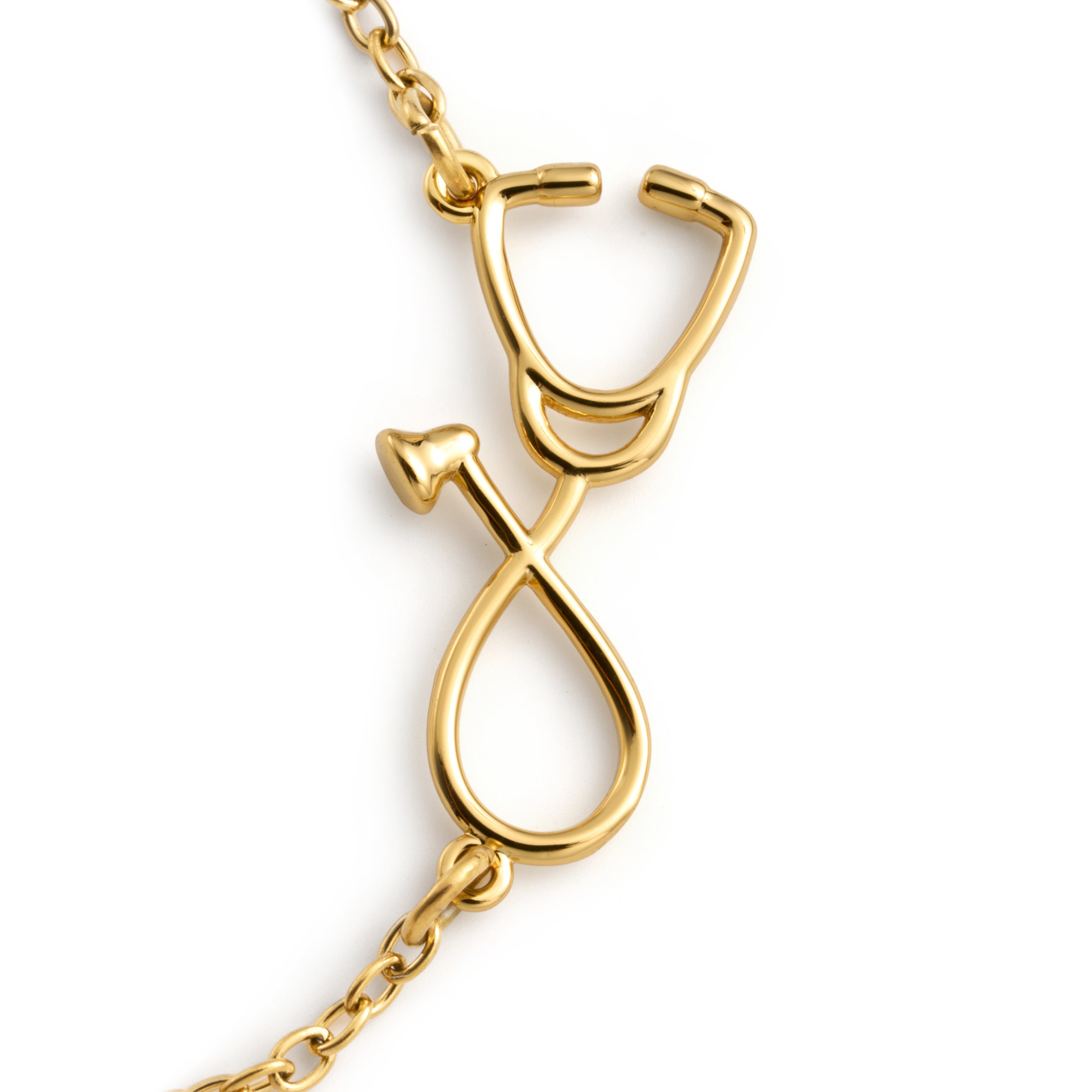 Unique Stethoscope 18k Gold Adjustable Bracelet| Nurse Gift | Doctor ...