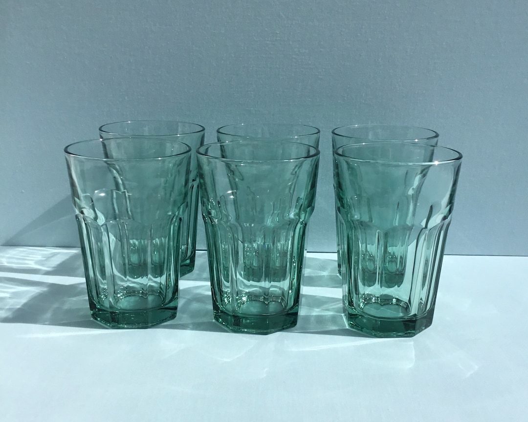 Libbey Duratuff ‘gibraltar' Spanish Green Tumblers - Etsy