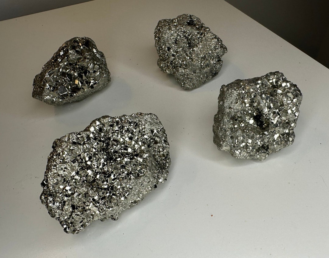 XL Super Shining Premium Pyrite Rough Rocks 100% Natural/ Raw Pyrite ...
