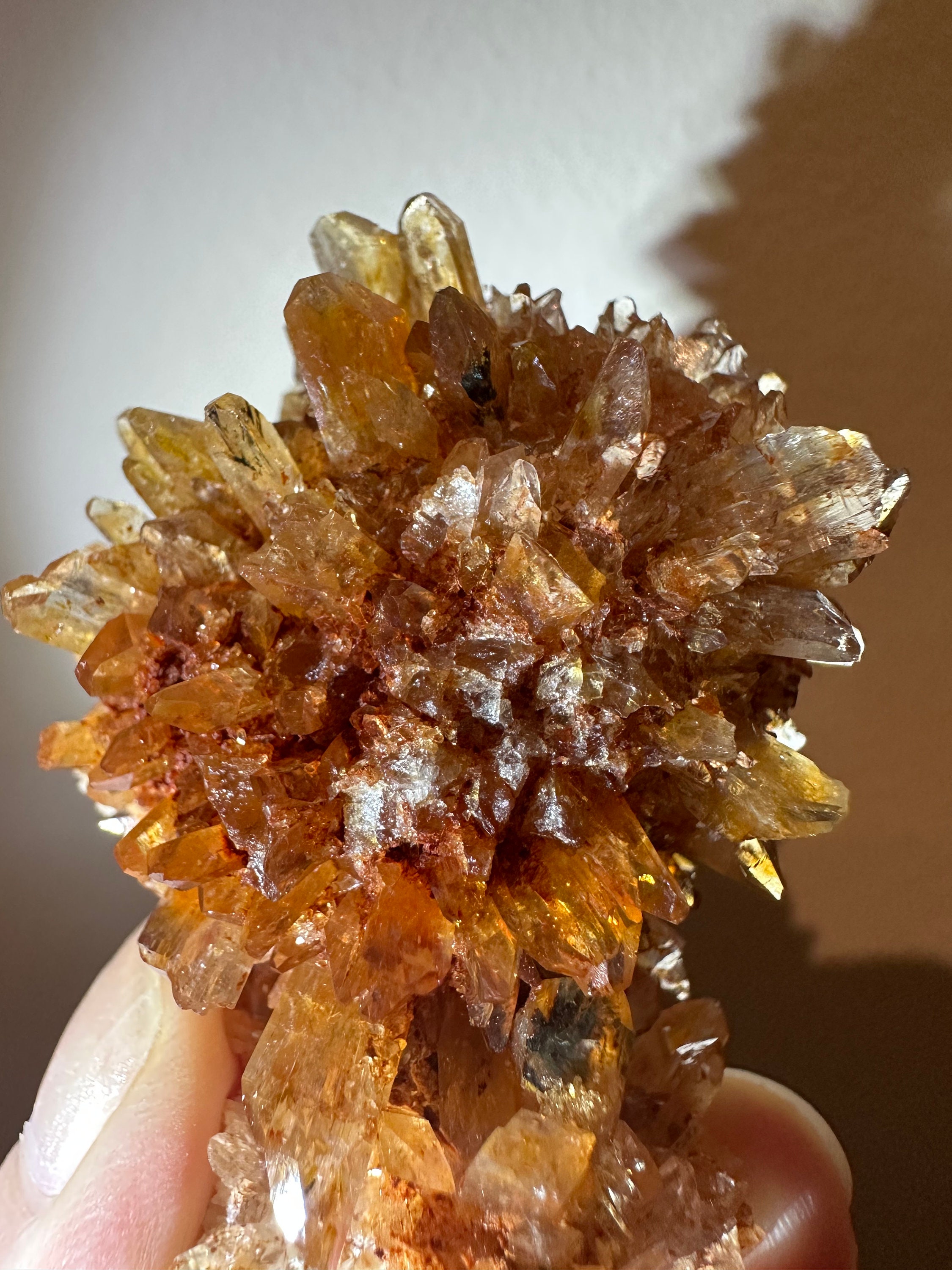 Lustrous Creedite With Fluorite From Navidad, Durango Mexico ...