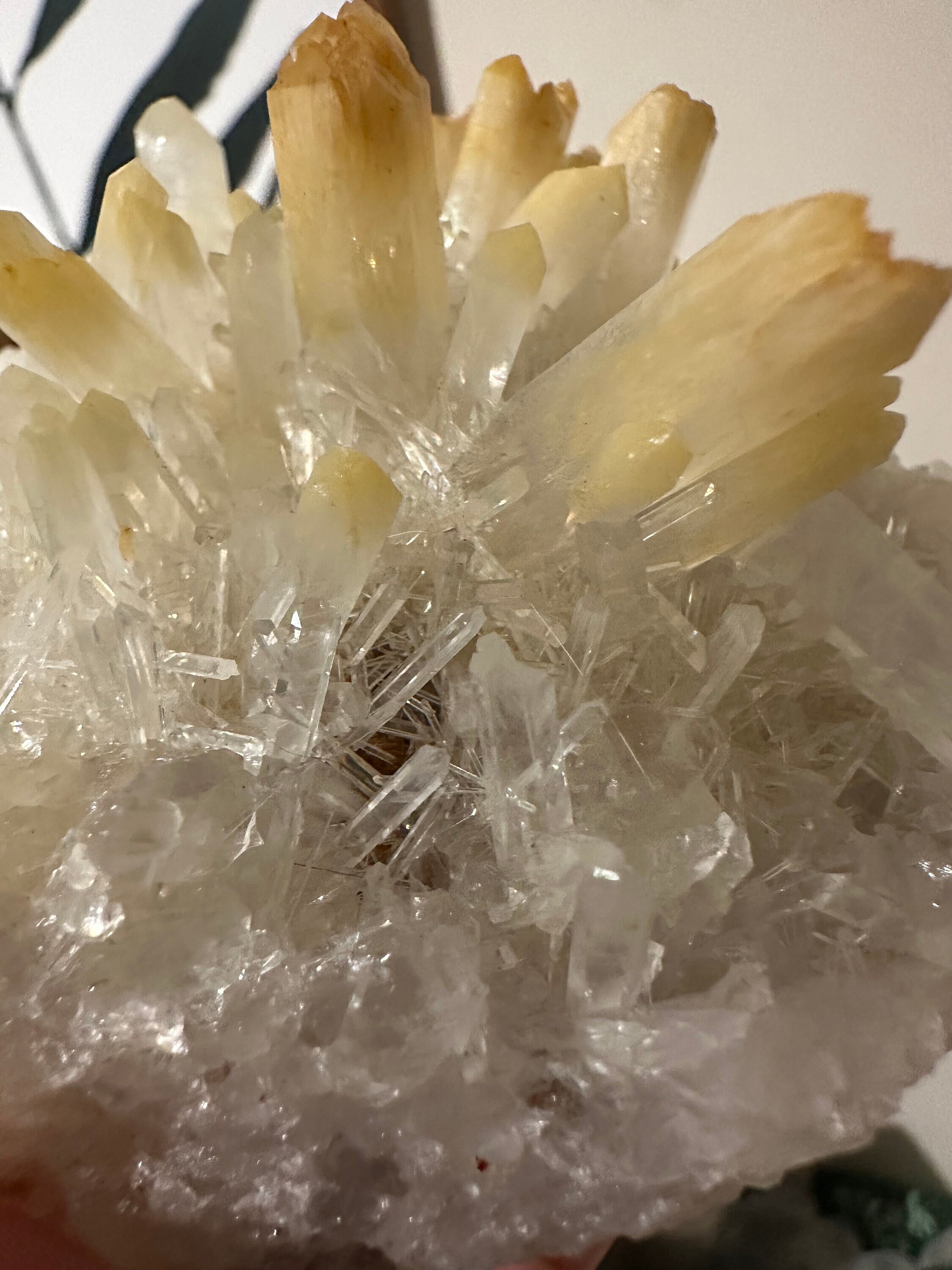 921g Rare Mango Quartz Cluster/halloysite Included Quartz With Perfect ...