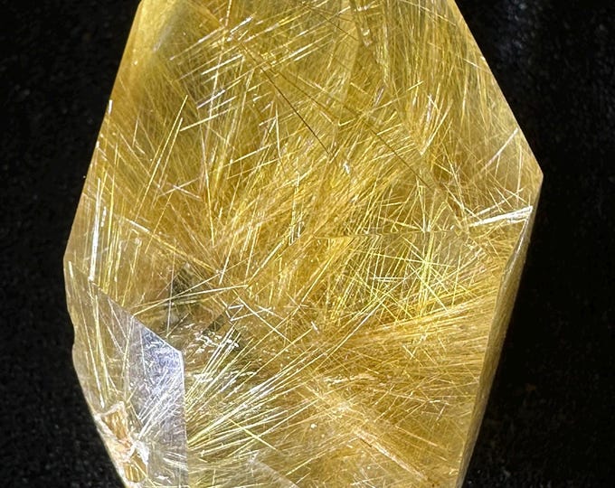 Epic Gem Quality Rutile Quartz/ Sunburst/ Rutile Golden Flower - Etsy