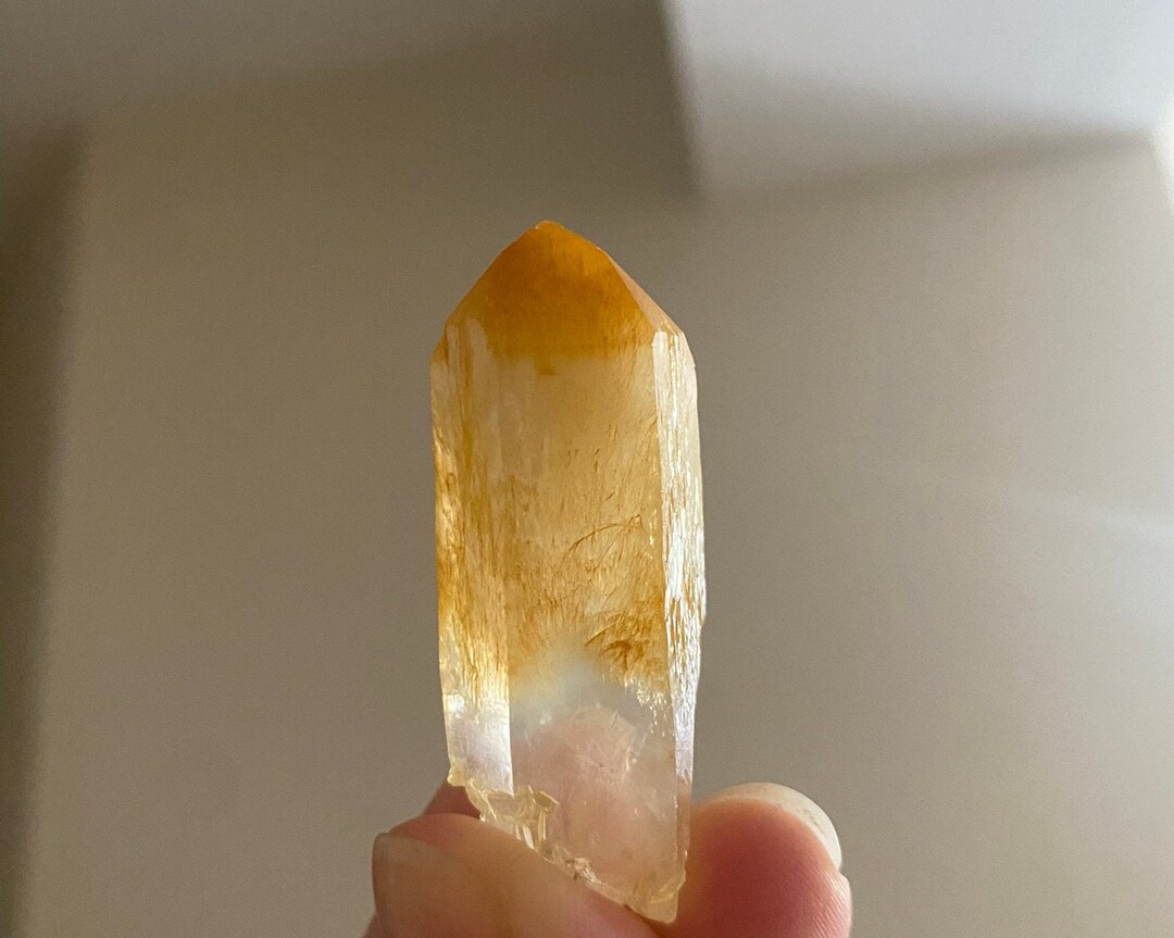 Super High Quality Large Mango Quartz Points/ High Quality/ 17-36 G - Etsy
