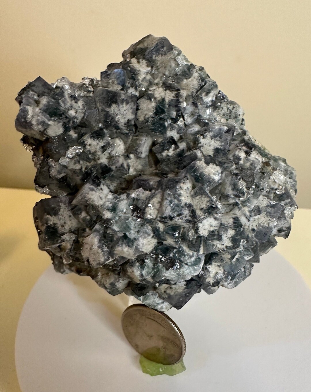 Large Color Change Fluorite With Pyrite and Quartz From - Etsy