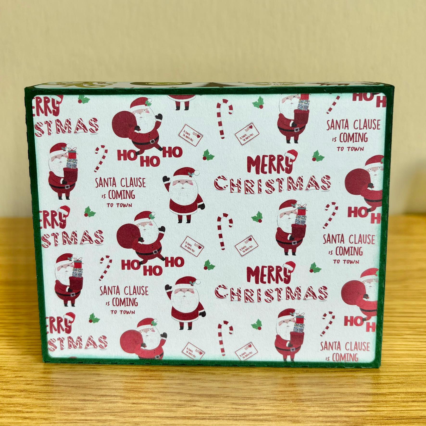 Christmas Card Box Set, 6 Handmade Cards & Envelopes in Festive Reds ...