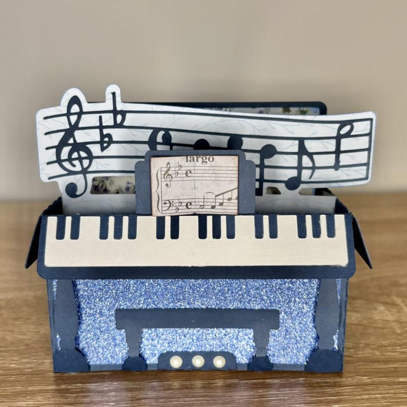 Handmade Piano 3D Pop up Card, Ideal Gift for Music Lovers, Perfect ...
