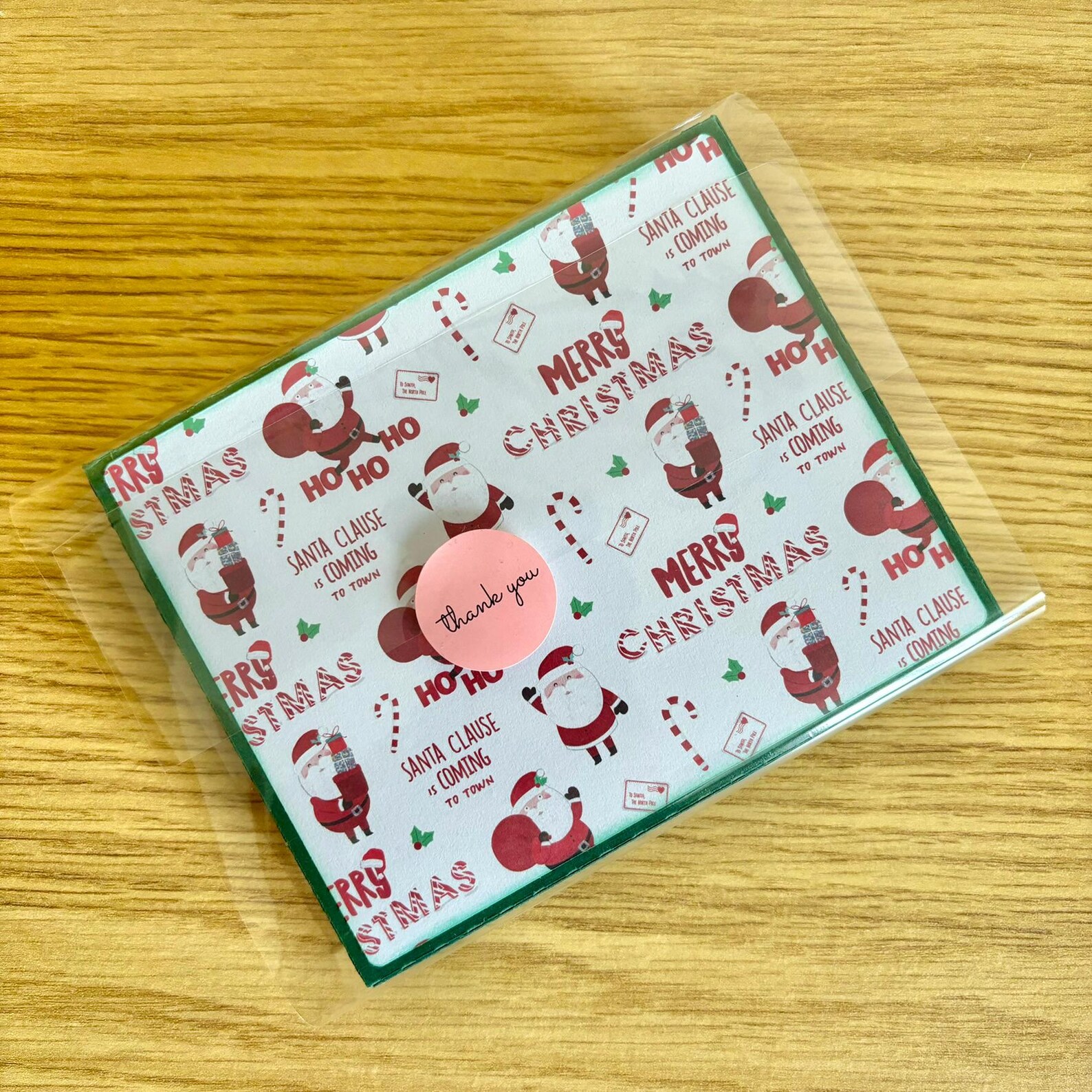 Christmas Card Box Set, 6 Handmade Cards & Envelopes in Festive Reds ...