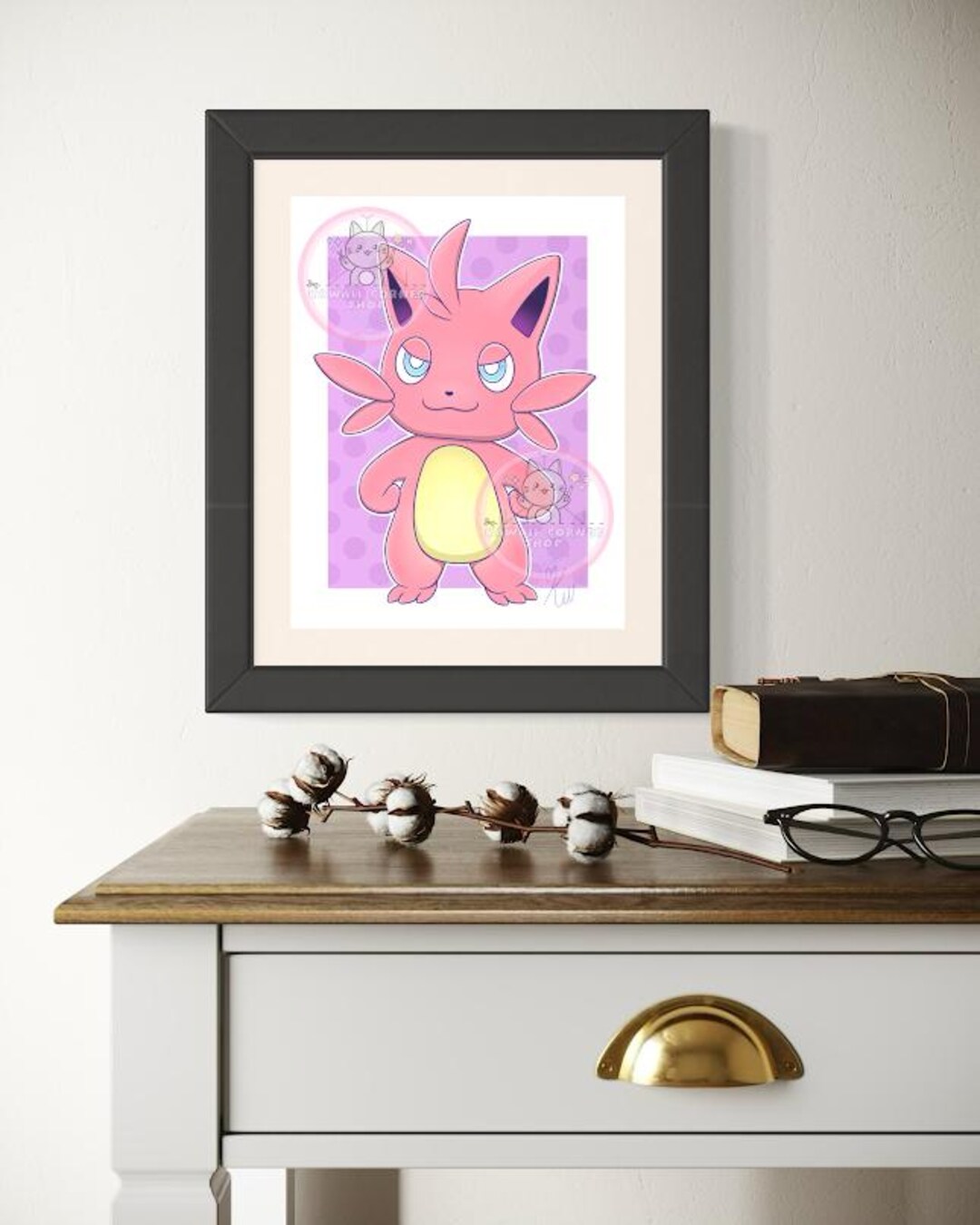 Palworld Cattiva Print Art Portrait - Etsy