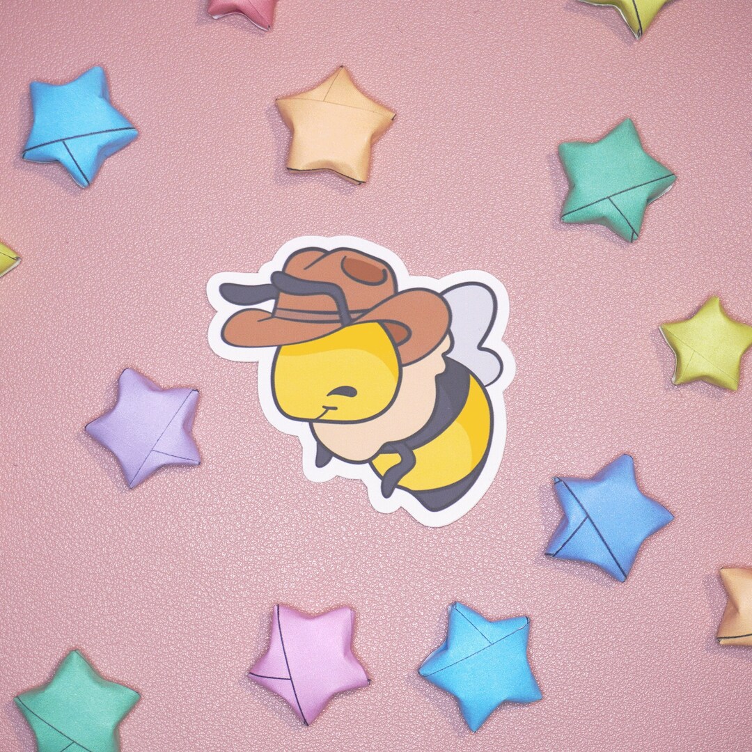 Kawaii Bee Haw Sticker - Etsy