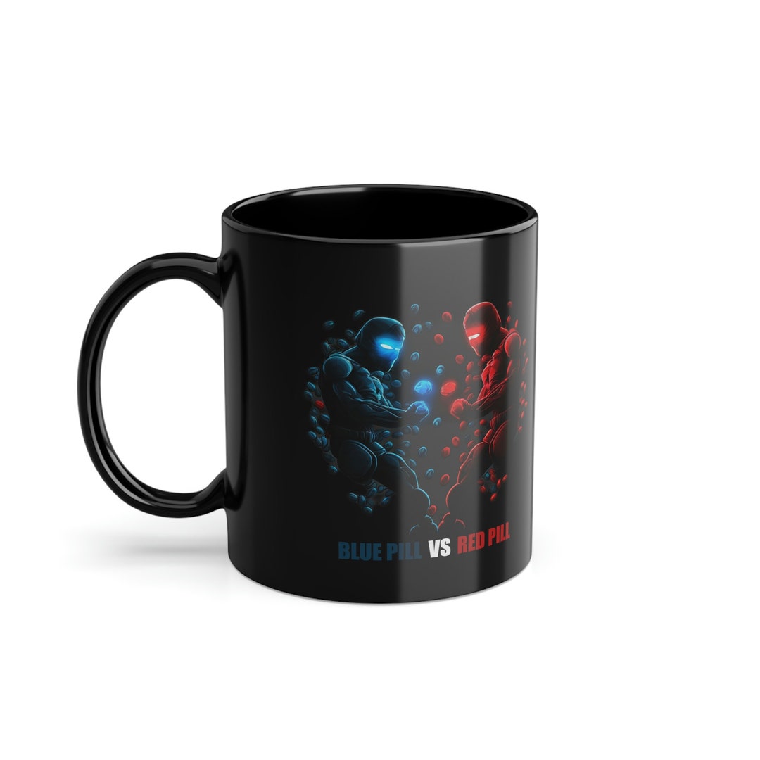The Matrix-inspired Red Pill Vs Blue Pill Coffee Cup: A Bold Statement ...