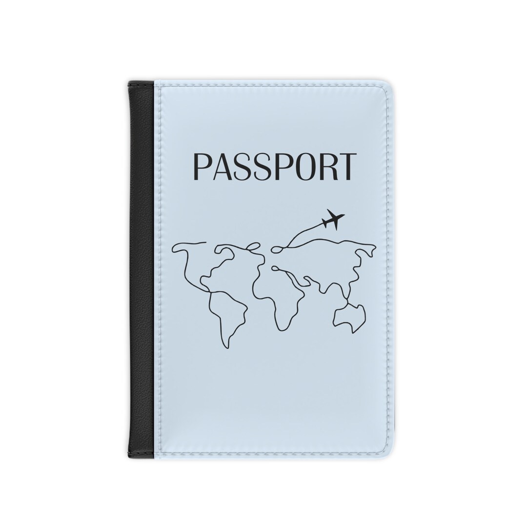 Blue Passport Cover - Etsy