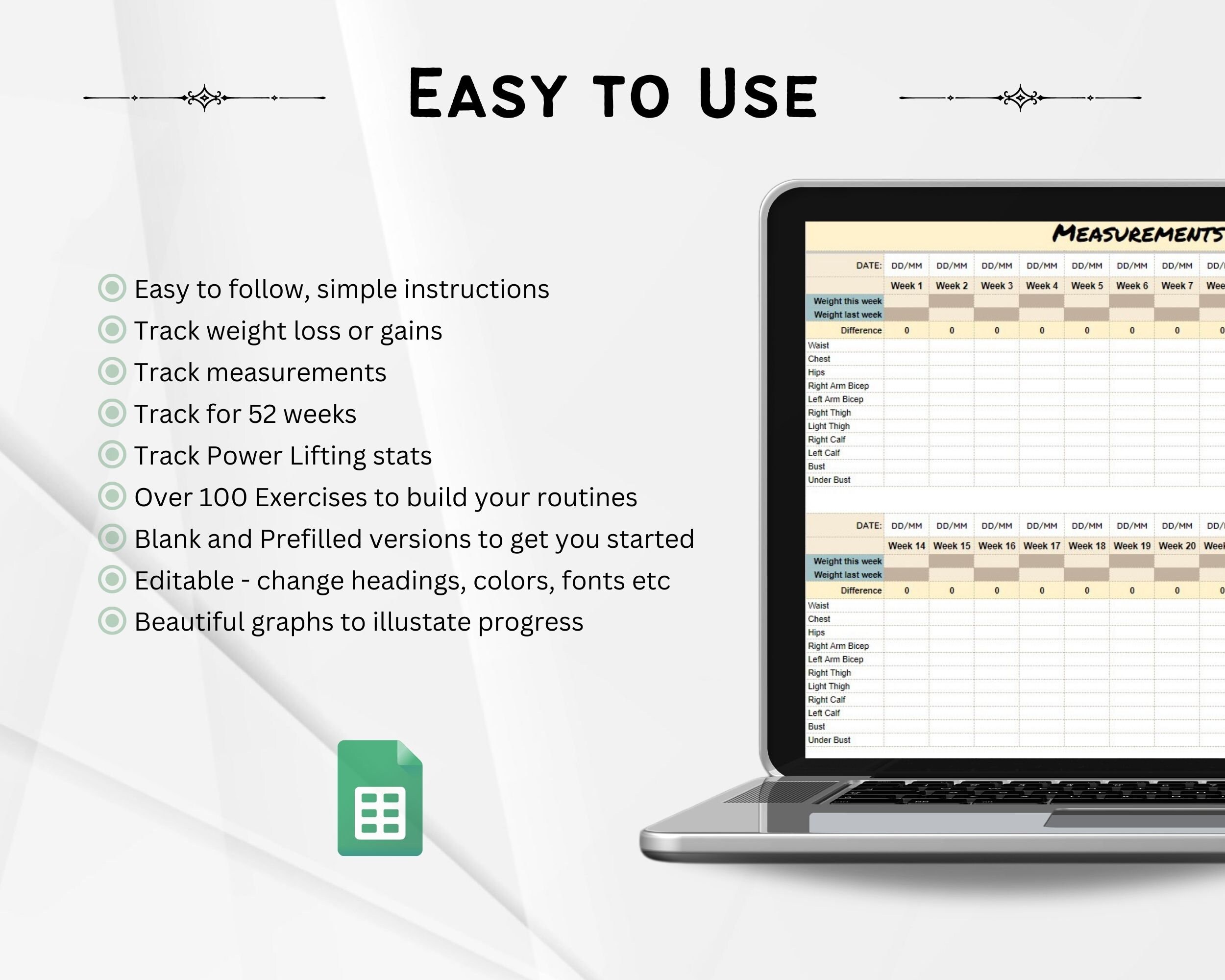 Fitness Tracker Printable, Daily Fitness Tracker, Workout Tracker ...