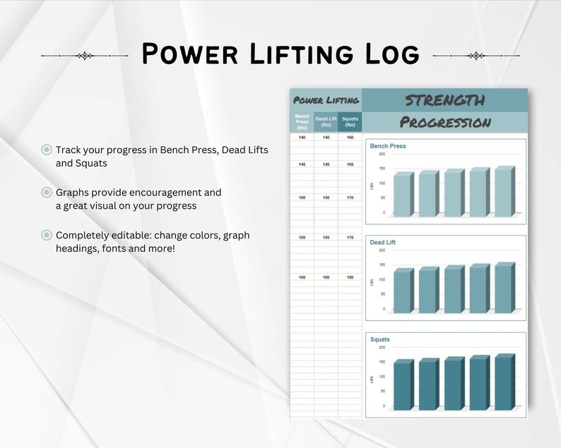 Fitness Tracker Printable, Daily Fitness Tracker, Workout Tracker ...