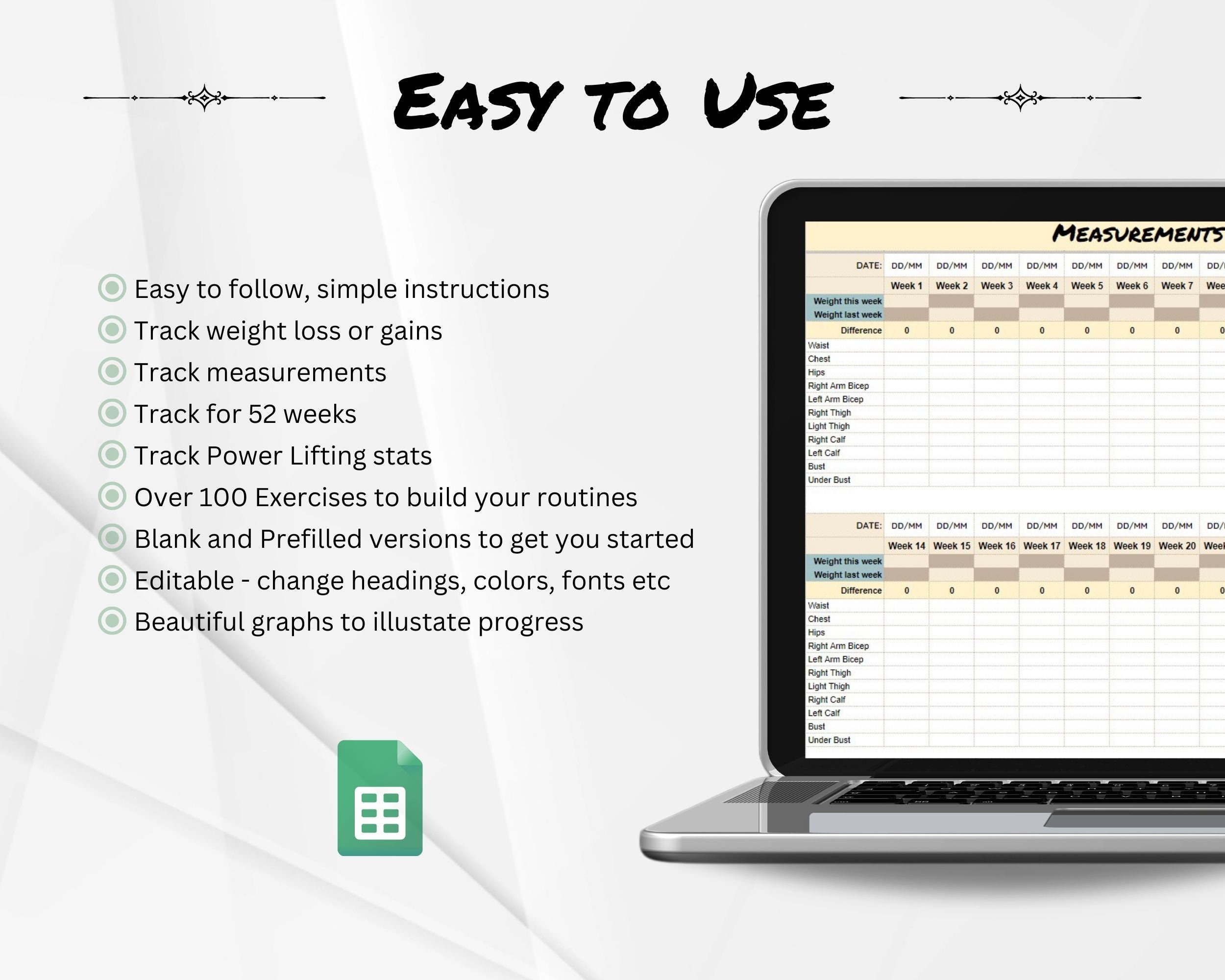 Workout Tracker Printable Daily Fitness Tracker Fitness - Etsy