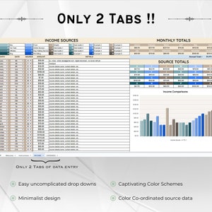 Small Business Bookkeeping Spreadsheet Google Sheets Excel Template ...