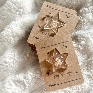 Teacher Pupil Gift - School Leaver 2025 - Pack of 10+ Star Tokens ...