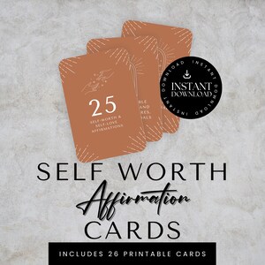 Self Worth & Self Love Mental Health Bundle Self Care - Etsy