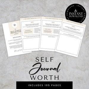 Self Worth & Self Love Mental Health Bundle Self Care - Etsy