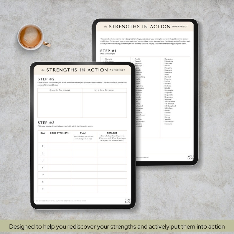 The Strength in Action Worksheet Self Esteem Therapy Worksheets ...