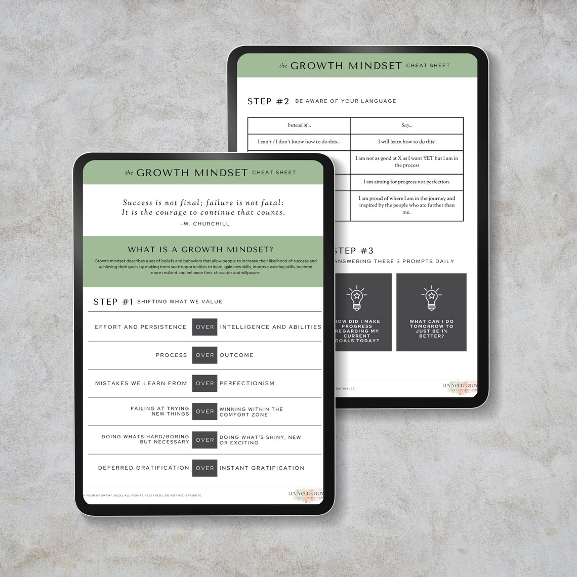 Personal Growth Cheat Sheet | Grow Mindset Growth Journal Growth ...