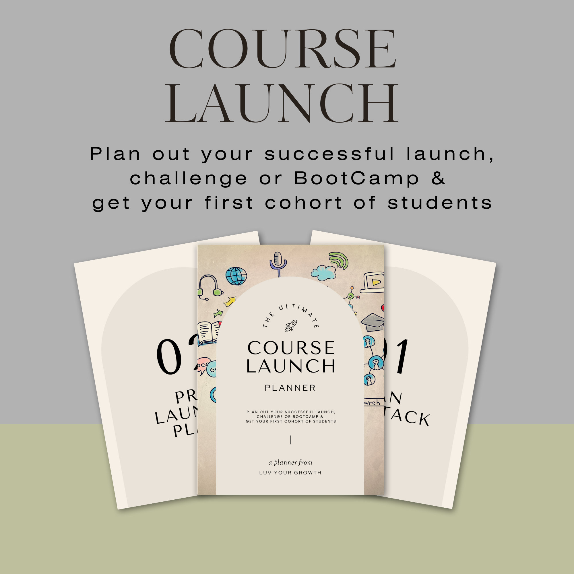 The Ultimate Course Launch Planner Product Launch Planner Digital ...