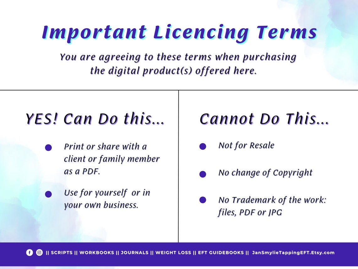 EFT Tapping Points Chart BONUS 10 Step Talk & Tap Guide Step-by-step ...