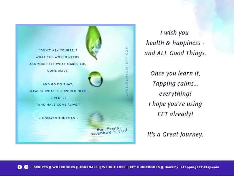 EFT Tapping Points Chart | BONUS 10 Step Talk & Tap Guide | Step-by ...