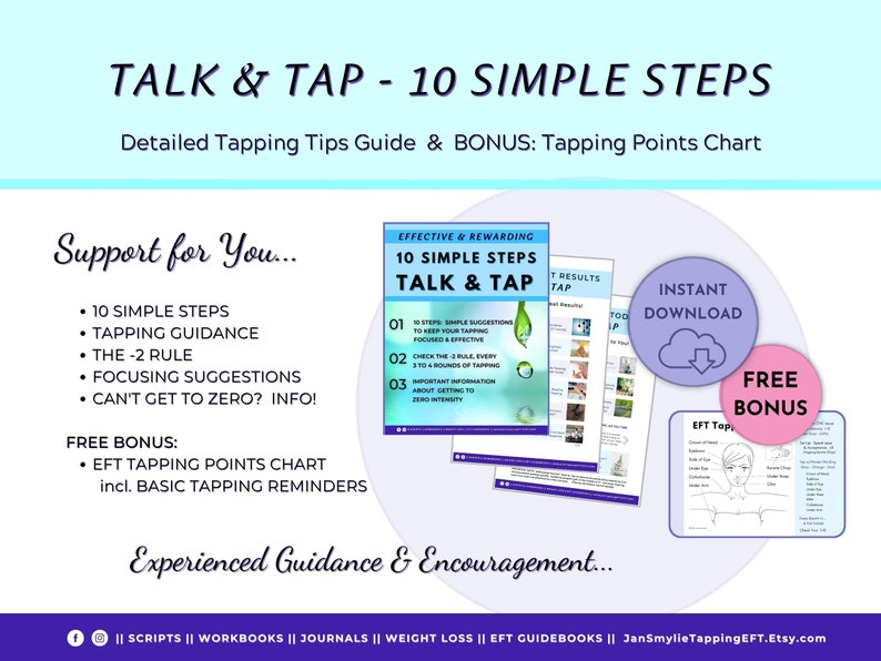 10 Simple Steps - A Talk & Tap EFT Guide | Helpful Focused Suggestions ...