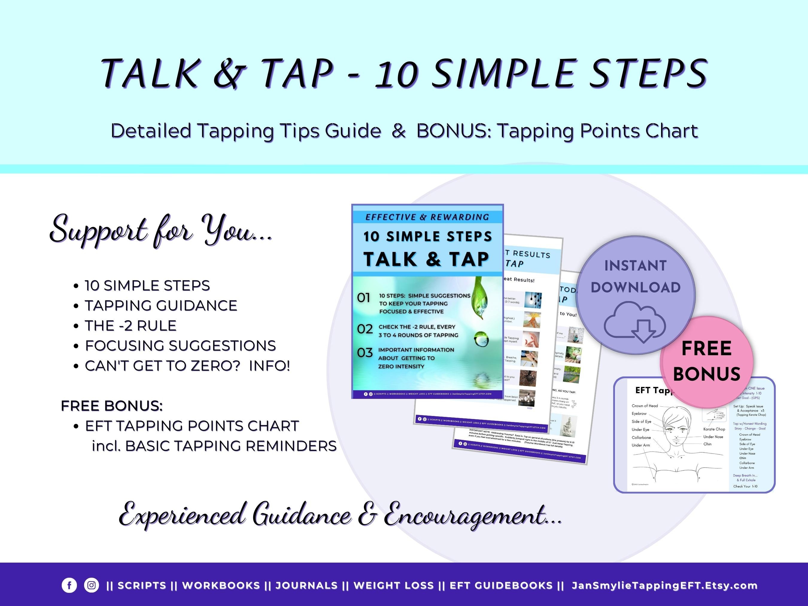 10 Simple Steps - A Talk & Tap EFT Guide | Helpful Focused Suggestions ...