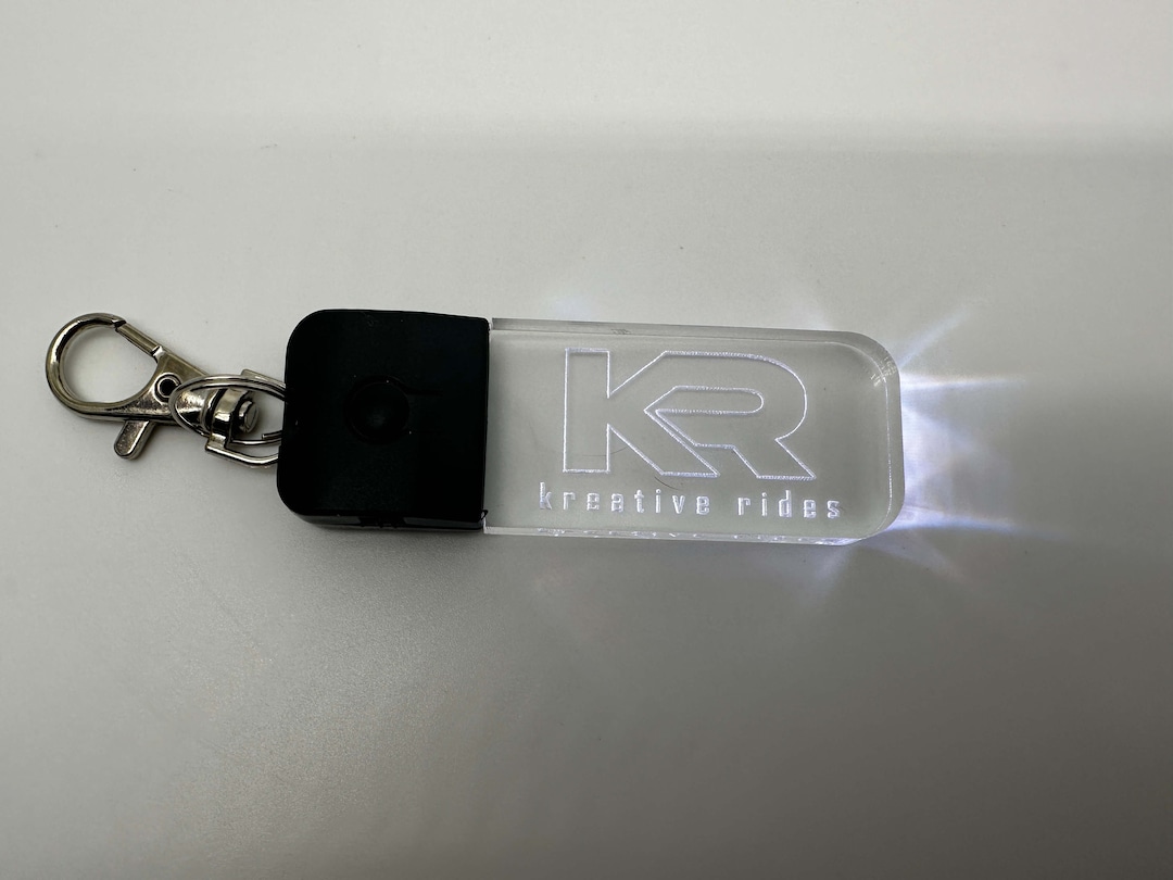 LED Keychain (personalize) - Etsy