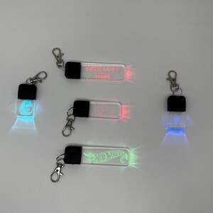 LED Keychain (personalize) - Etsy