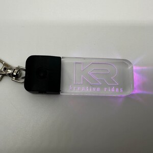 LED Keychain (personalize) - Etsy