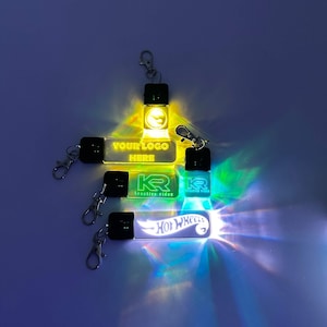 LED Keychain (personalize) - Etsy