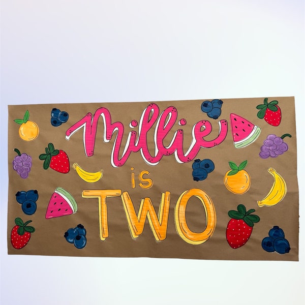 Brown Paper Custom Sign - Etsy